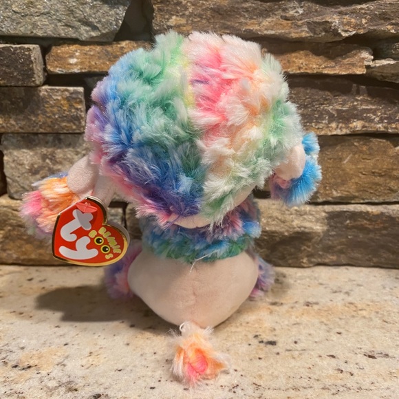 Ty | Toys | Nwt Rainbow The Poodle Ty Beanie Boo | Poshmark